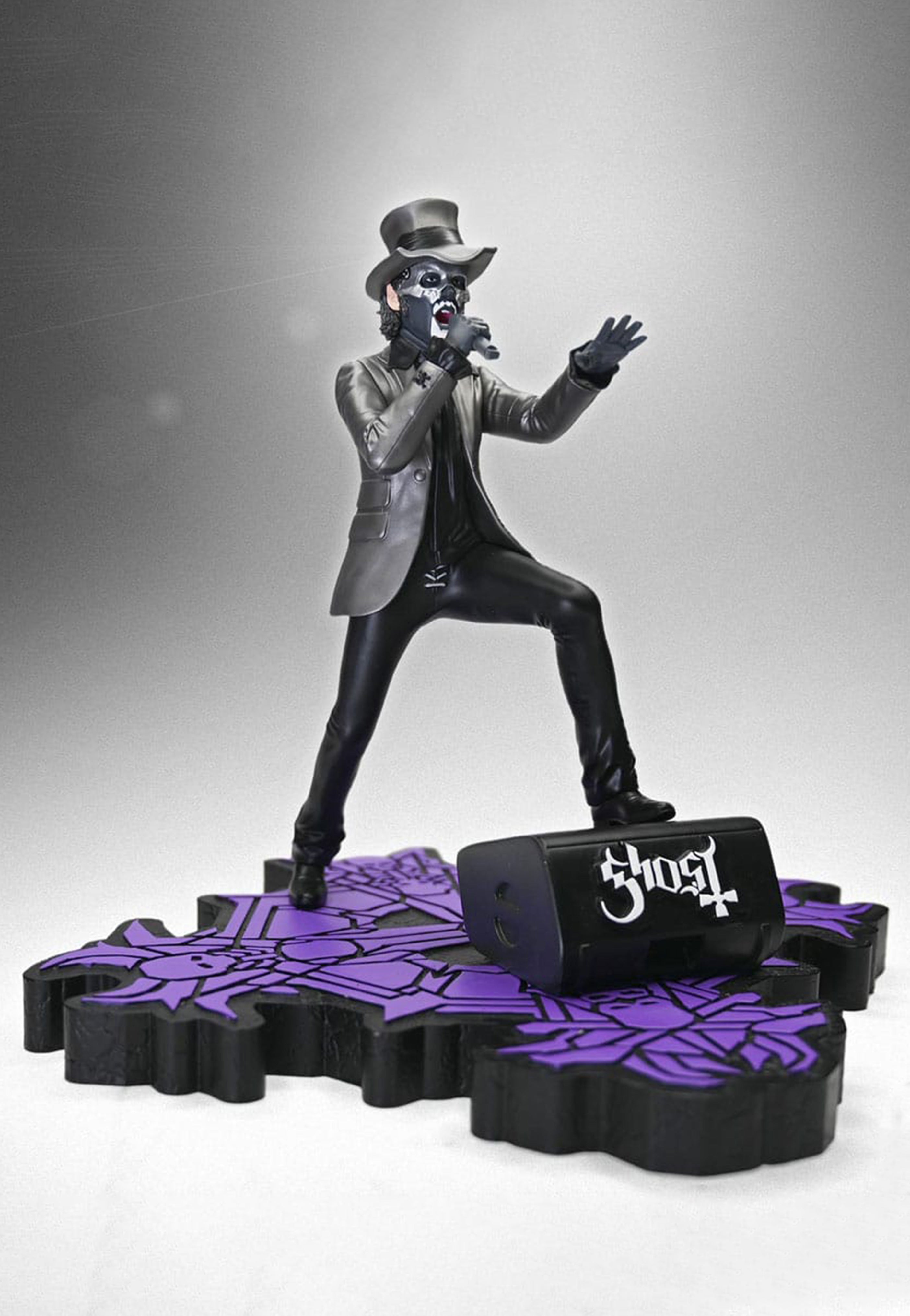 Ghost Papa V Perpetua Top Hat Rock Iconz - Statue | Impericon