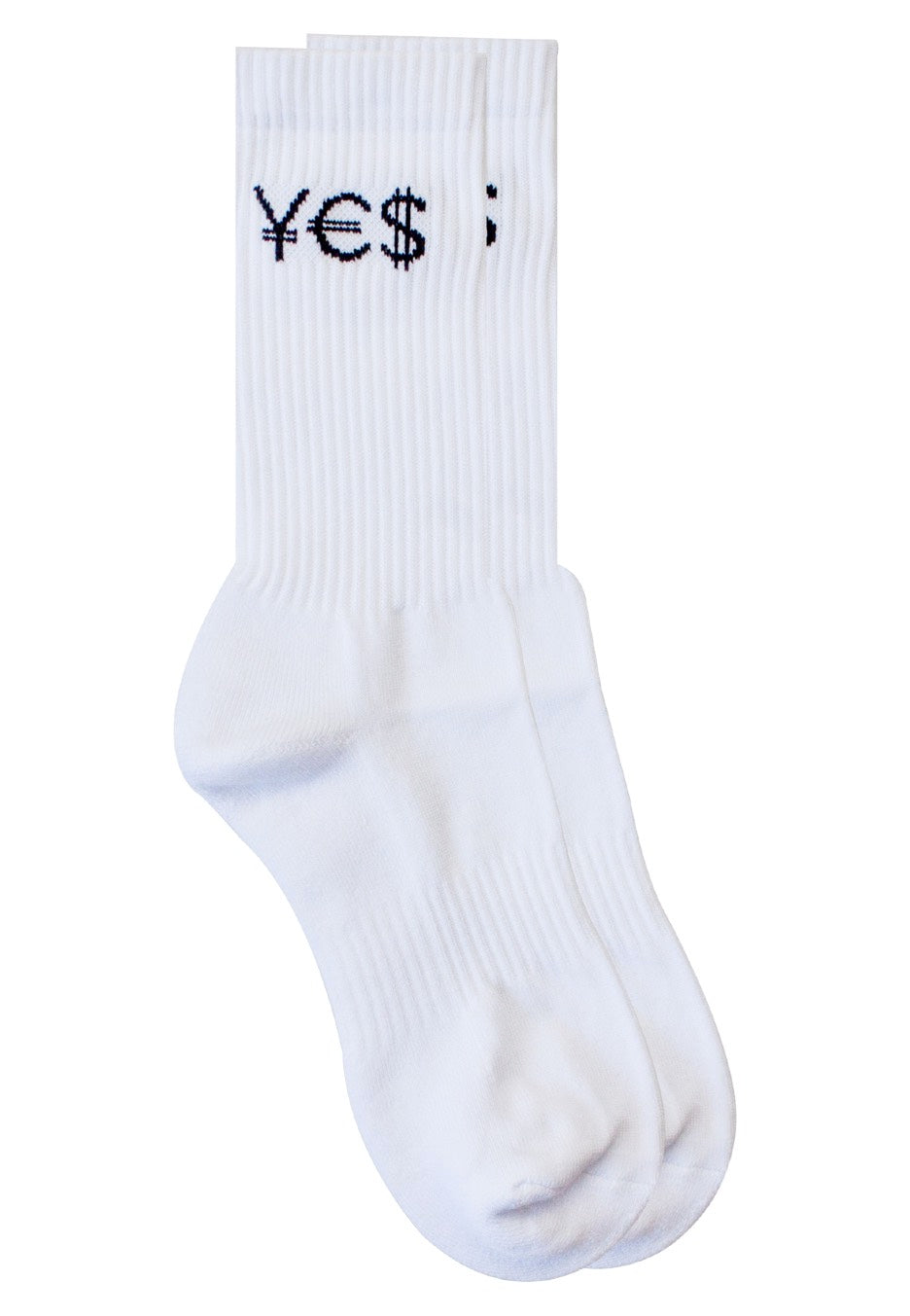 YES - ¥€$ White - Calcetines | Impericon